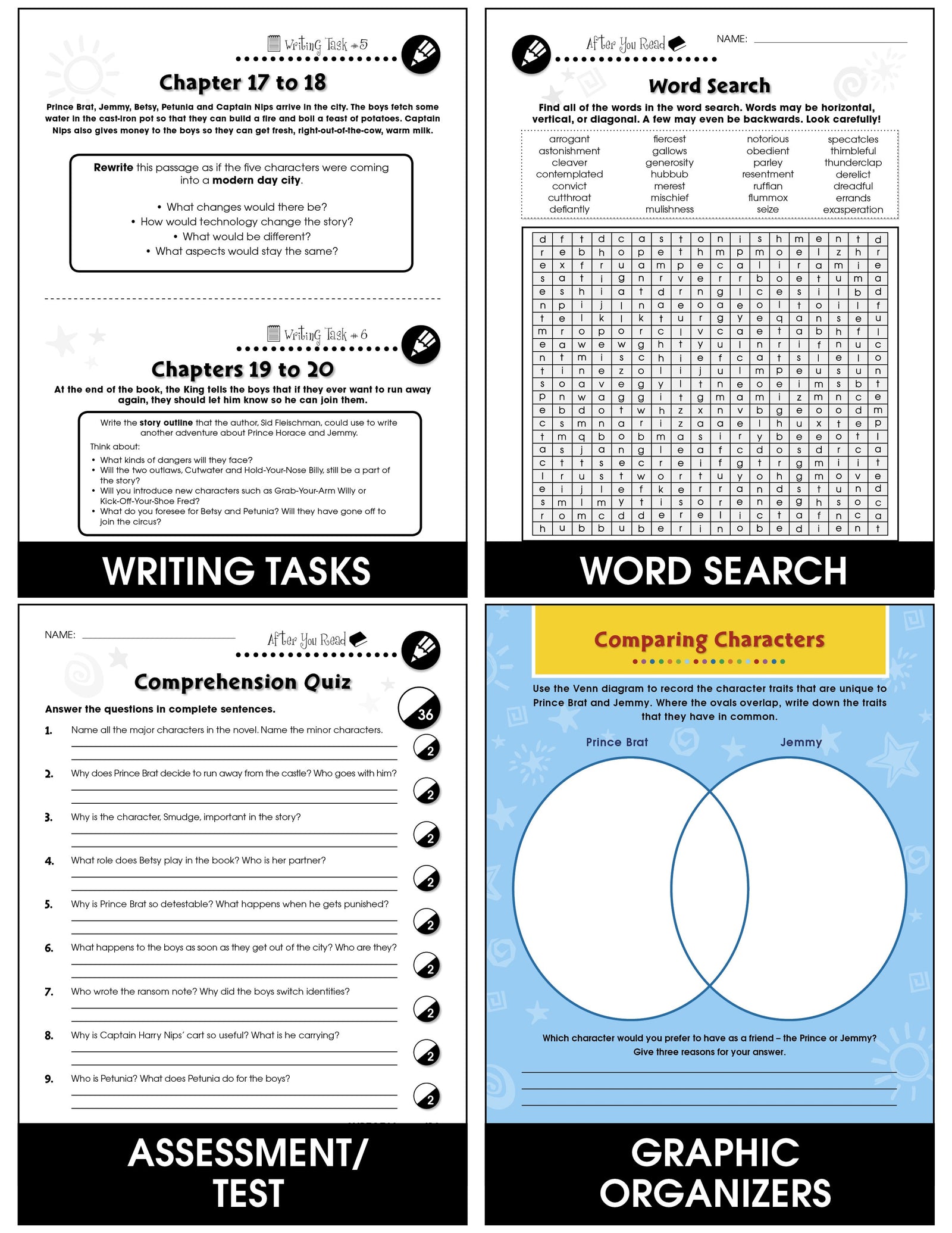 The Whipping Boy (Novel Study Guide) – CLASSROOM COMPLETE PRESS