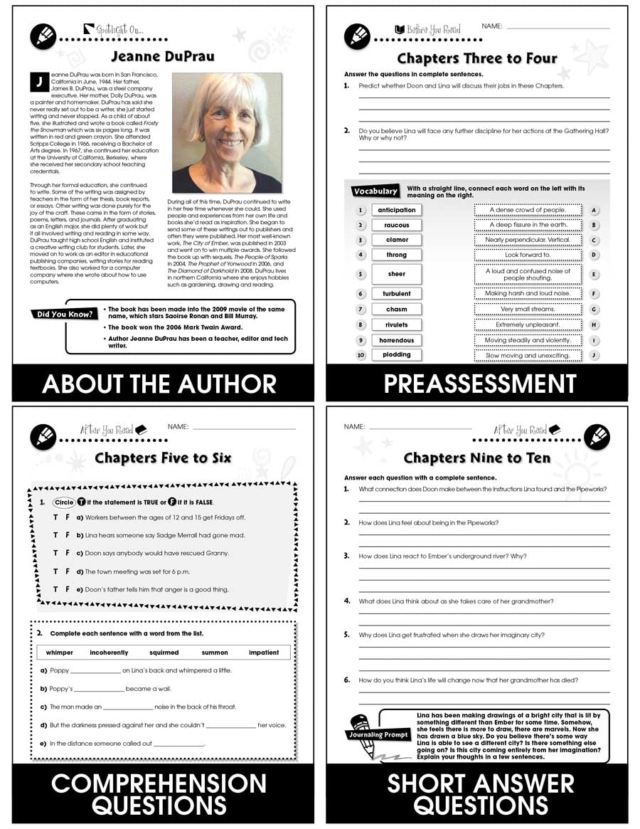 The City of Ember (Jeanne DuPrau) – CLASSROOM COMPLETE PRESS