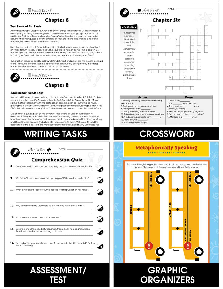 New Kid (Novel Study Guide) – CLASSROOM COMPLETE PRESS