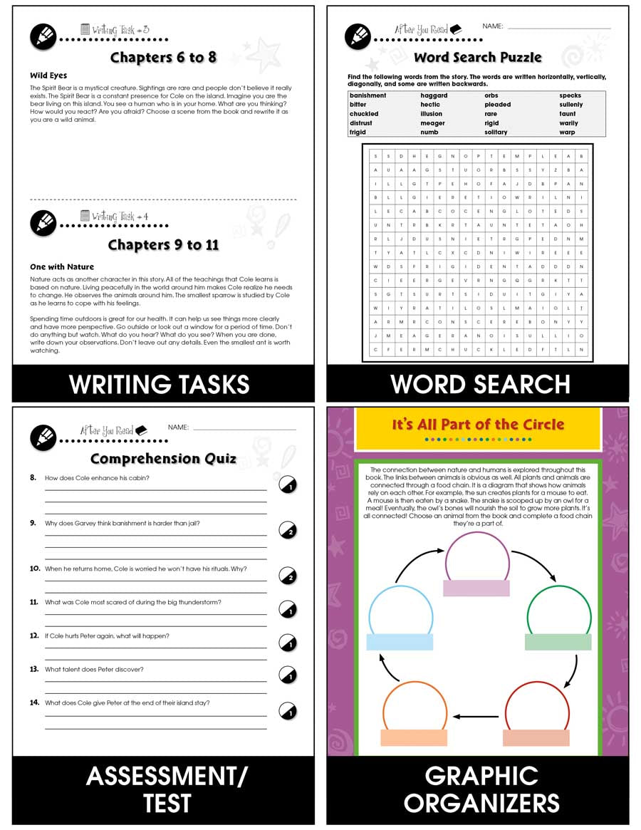 Touching Spirit Bear (Novel Study Guide) – CLASSROOM COMPLETE PRESS