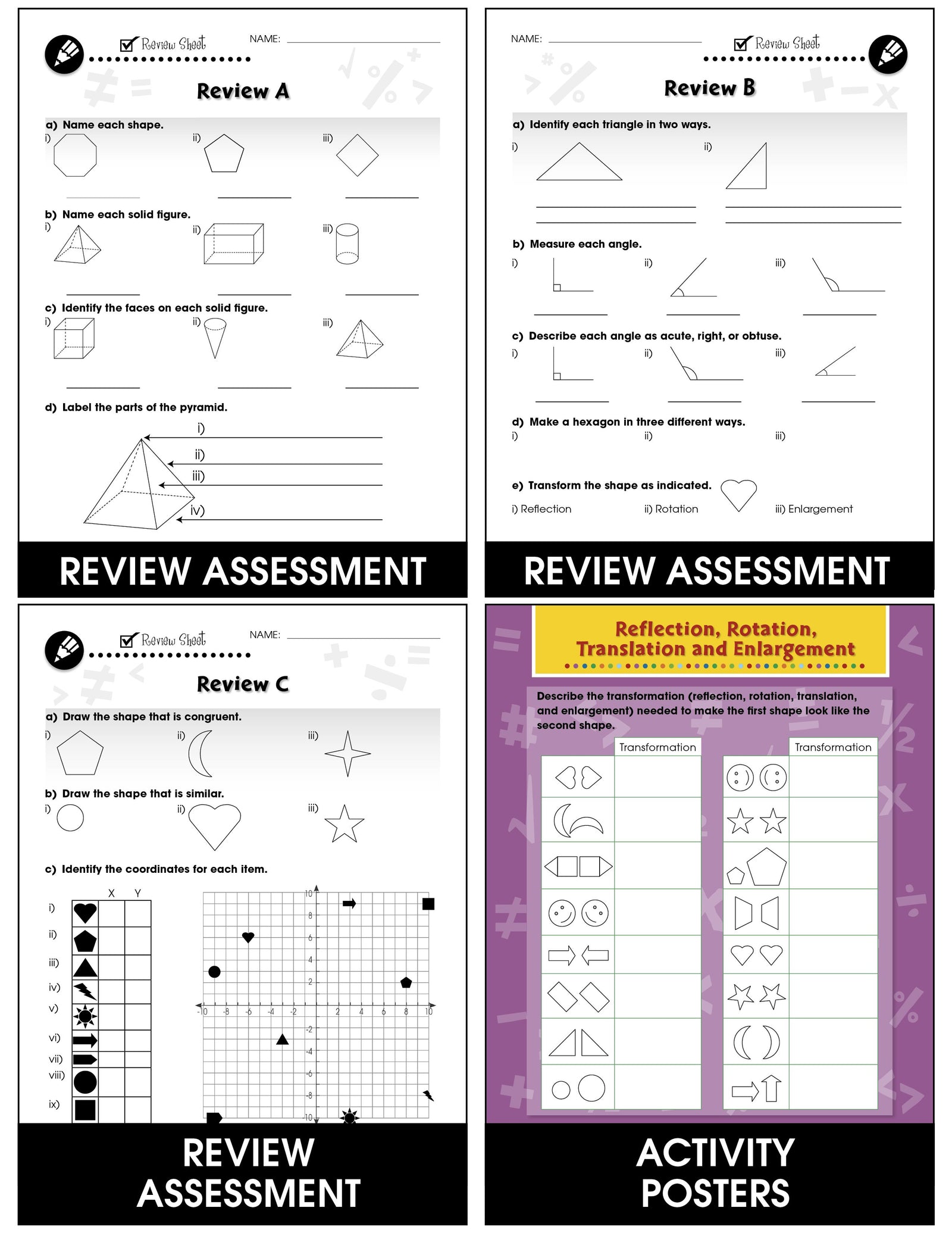 Geometry - Grades 3-5 - Drill Sheets – CLASSROOM COMPLETE PRESS