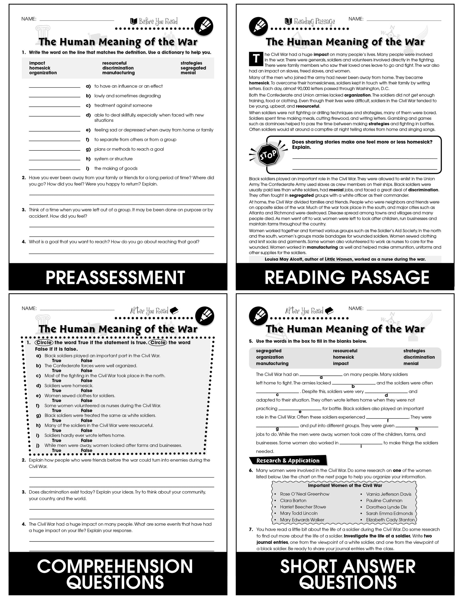 American Civil War – CLASSROOM COMPLETE PRESS