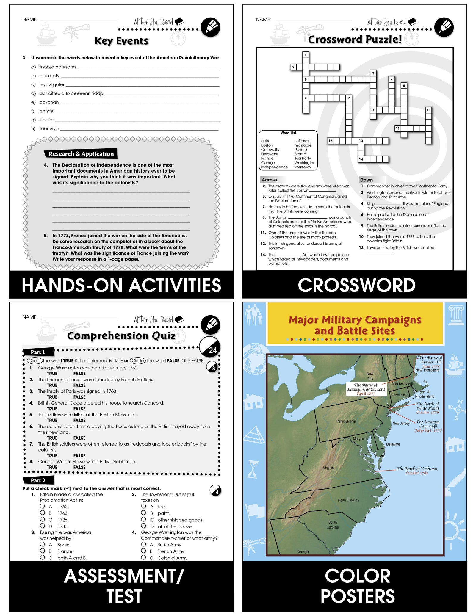 American Revolutionary War – CLASSROOM COMPLETE PRESS