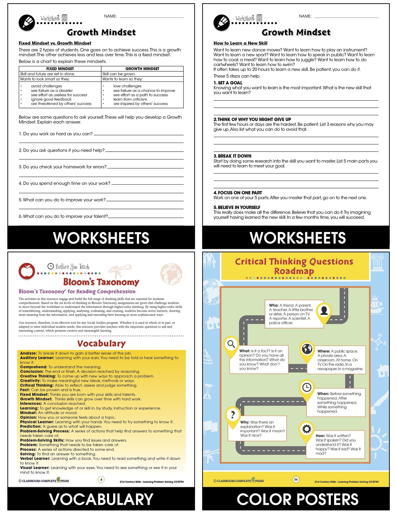 21st Century Skills - Learning Problem Solving – CLASSROOM COMPLETE PRESS