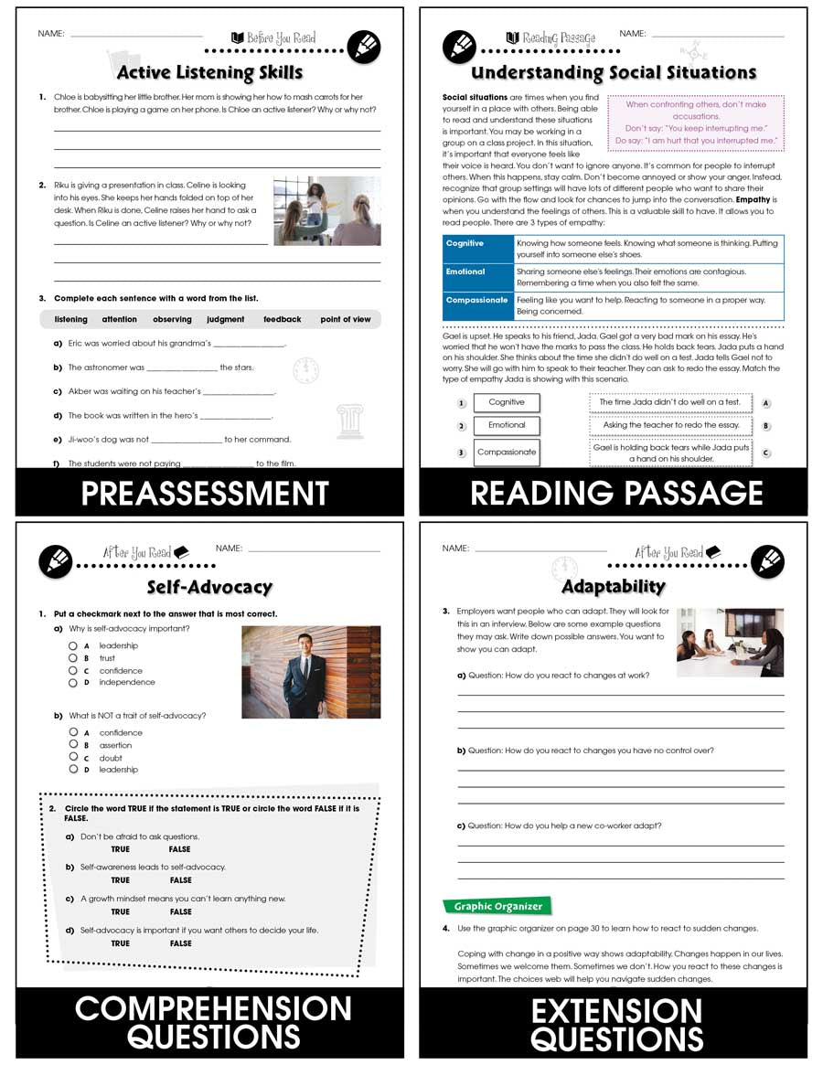 Applying Life Skills - Your Personal Development – CLASSROOM COMPLETE PRESS