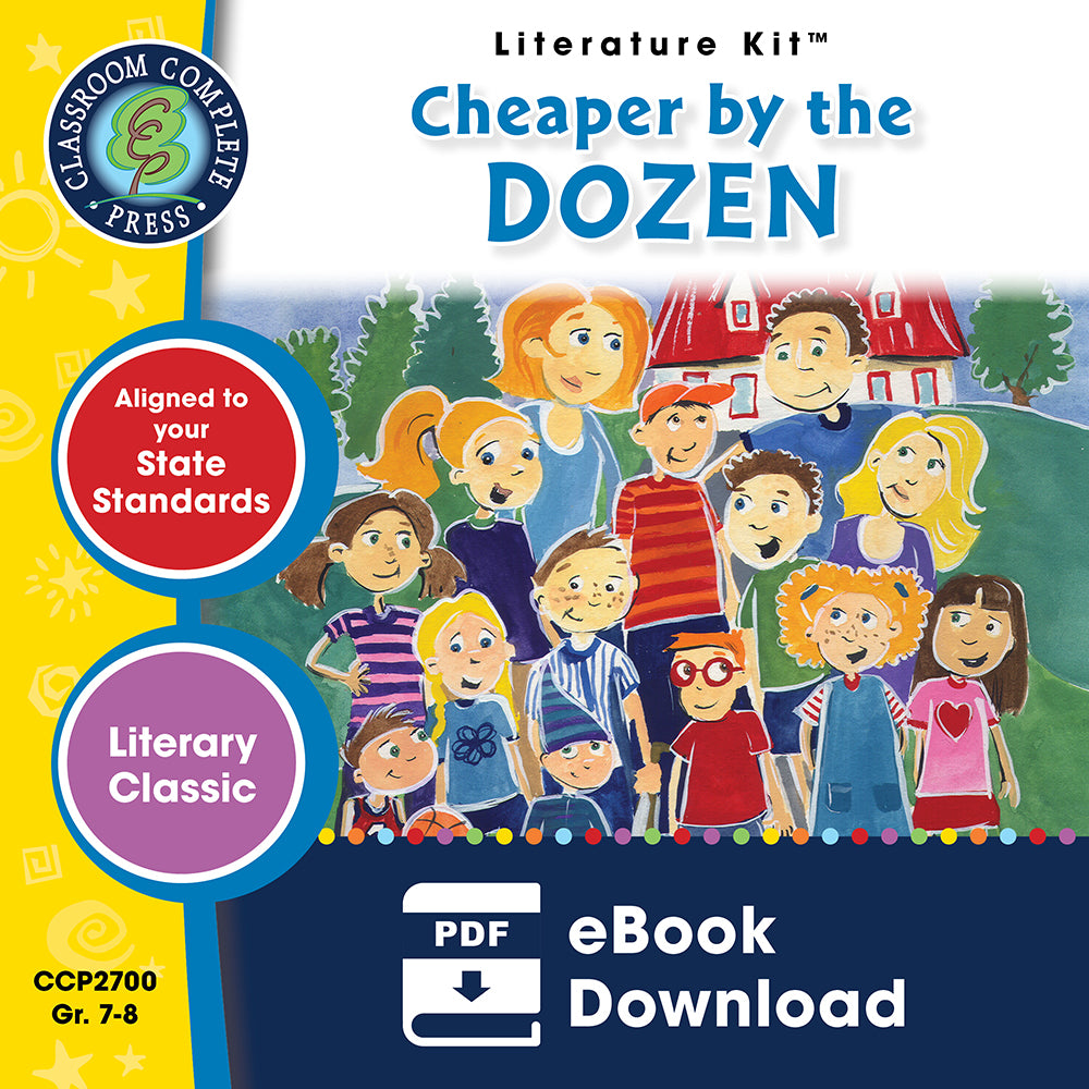 Cheaper by the Dozen (Novel Study Guide) – CLASSROOM COMPLETE PRESS