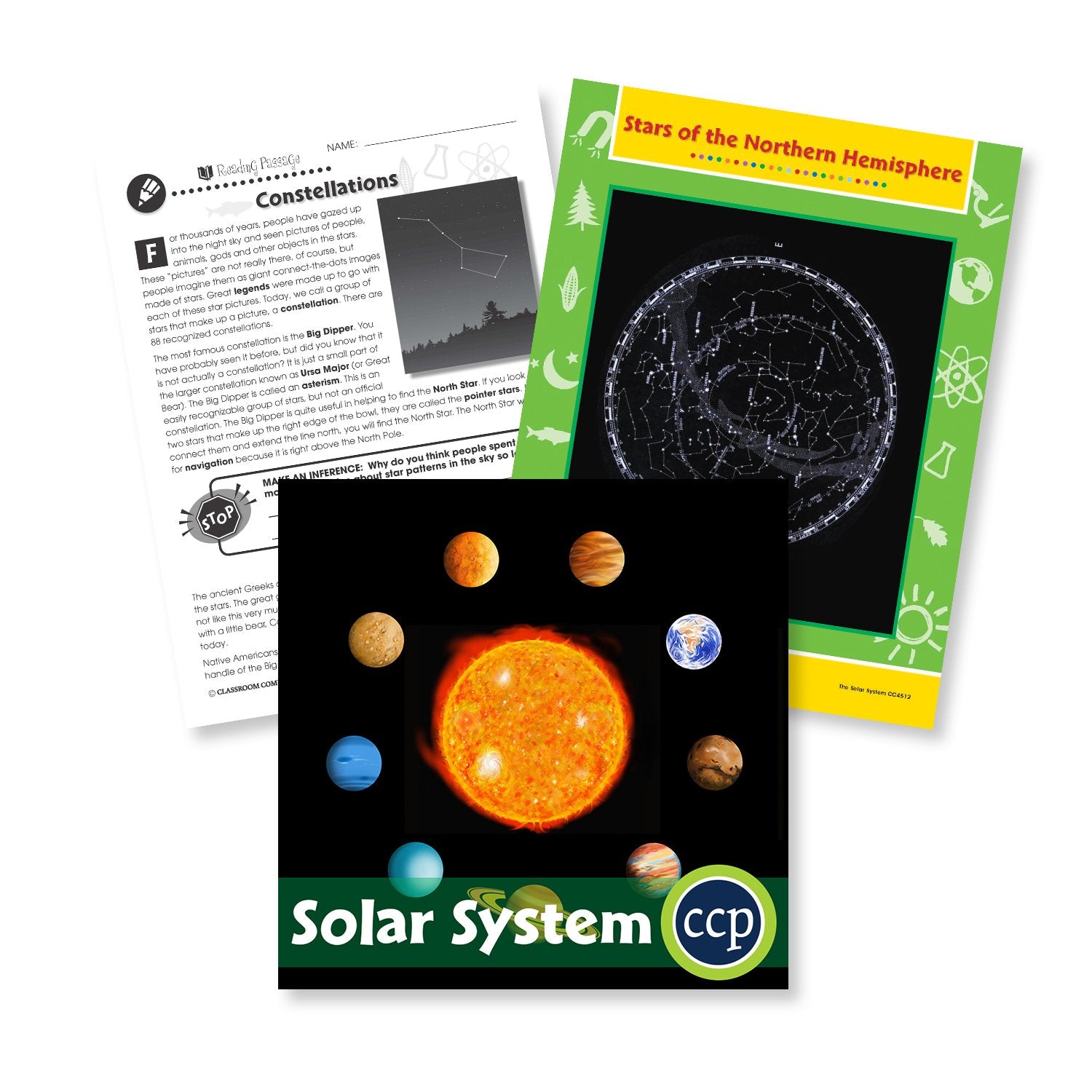 Solar System: Constellations Map - WORKSHEET – CLASSROOM COMPLETE PRESS