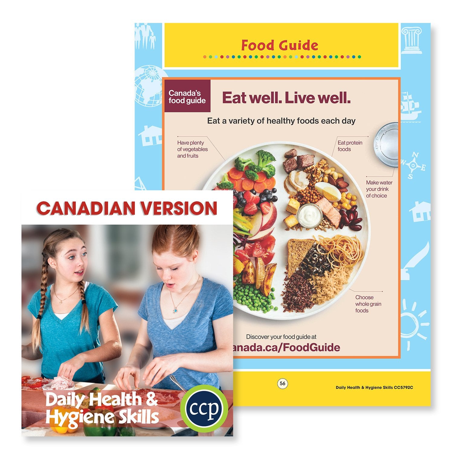 Daily Health & Hygiene Skills: Canada's Food Guide - WORKSHEET ...