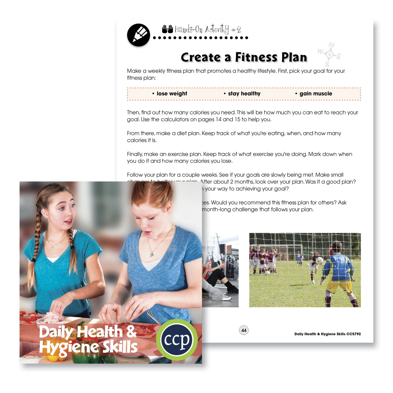 Daily Health & Hygiene Skills: Create a Fitness Plan - WORKSHEET ...