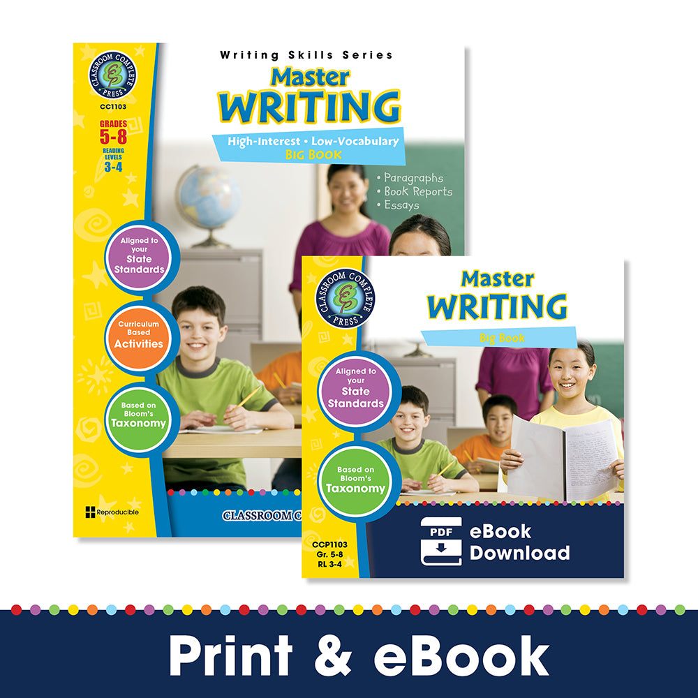 Master Writing Big Book – CLASSROOM COMPLETE PRESS