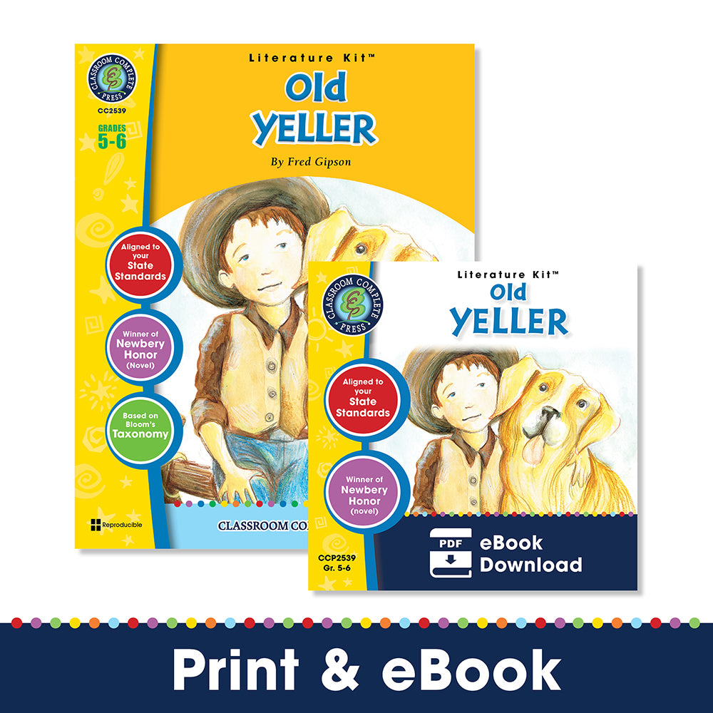 Old Yeller (Novel Study Guide) – CLASSROOM COMPLETE PRESS