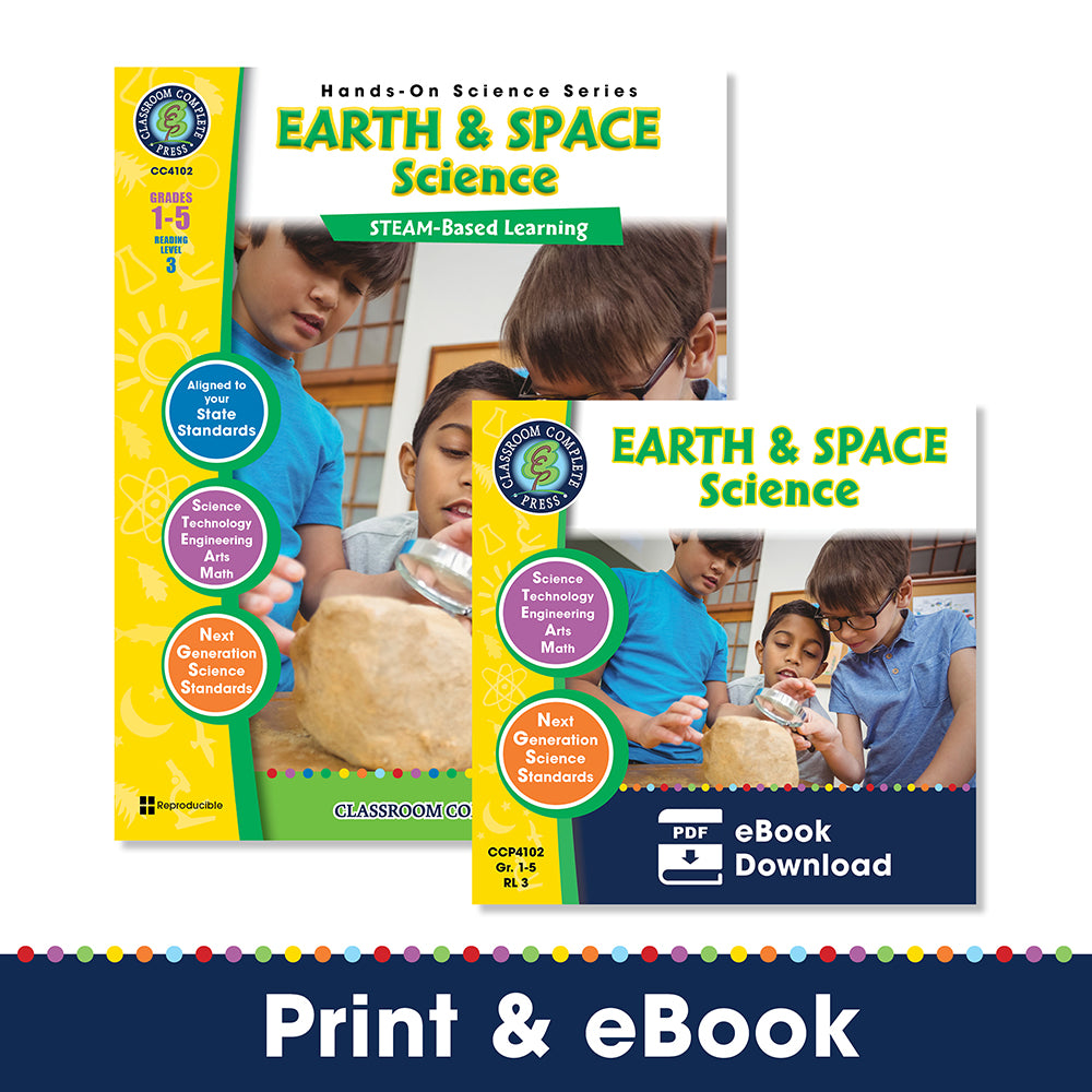Hands-On STEAM - Earth & Space Science – CLASSROOM COMPLETE PRESS