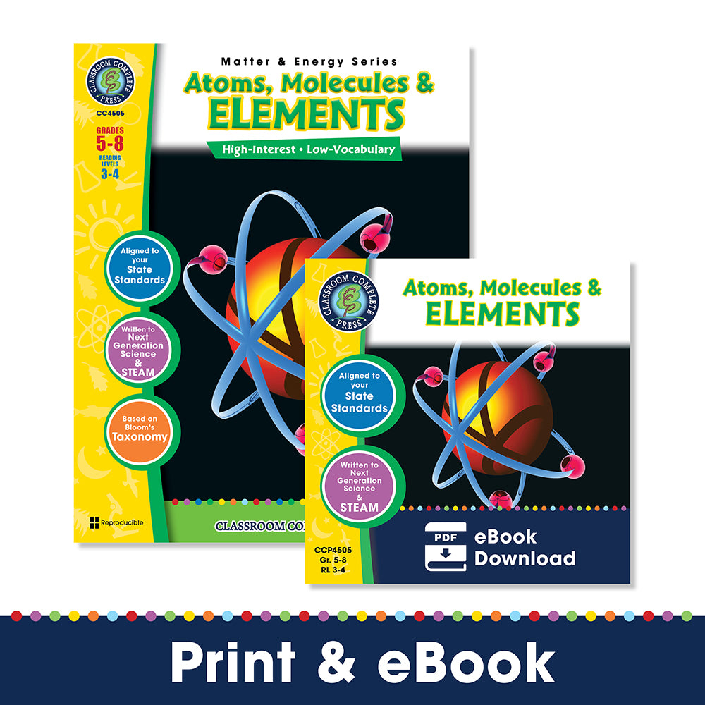 Atoms, Molecules & Elements – CLASSROOM COMPLETE PRESS