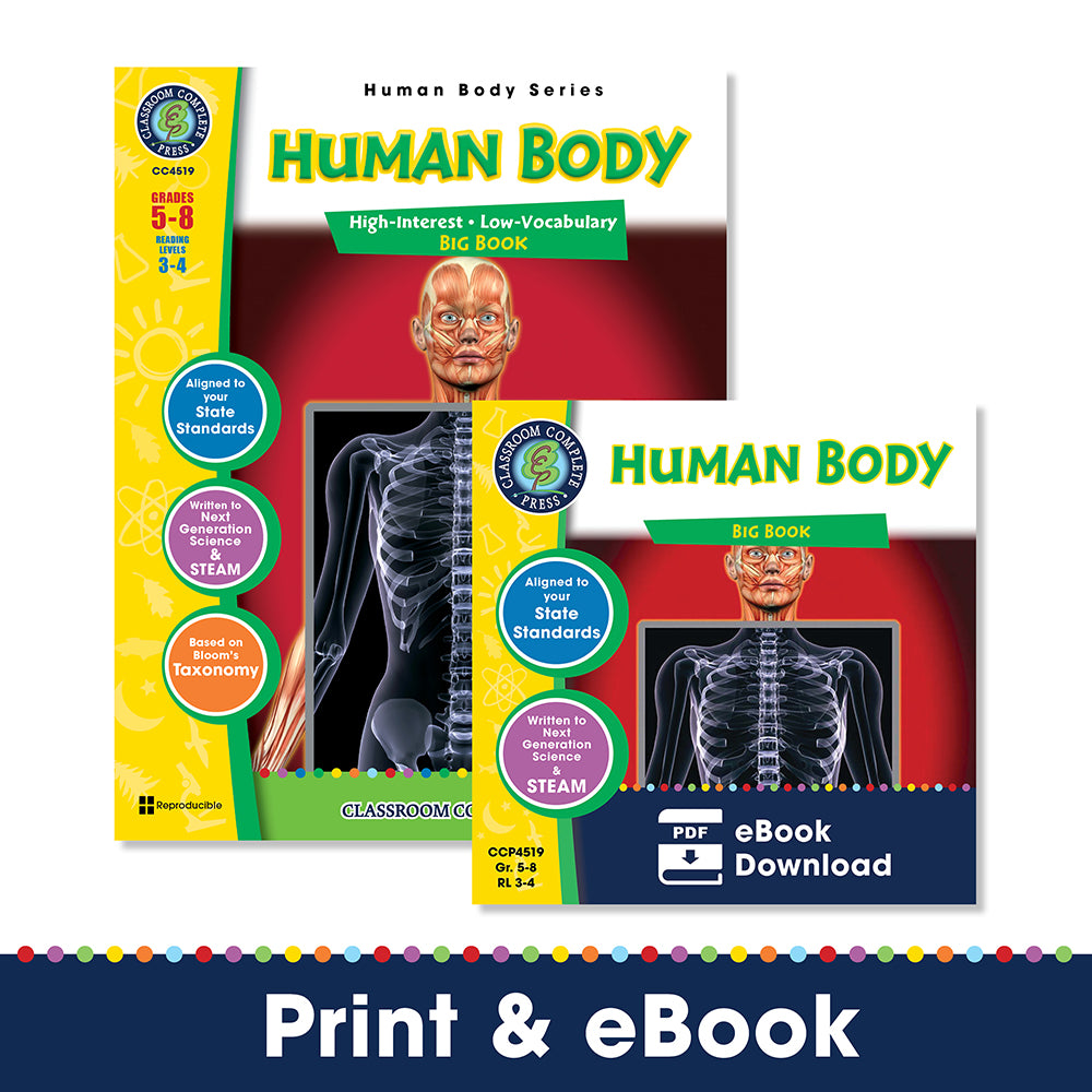 Human Body Big Book – CLASSROOM COMPLETE PRESS