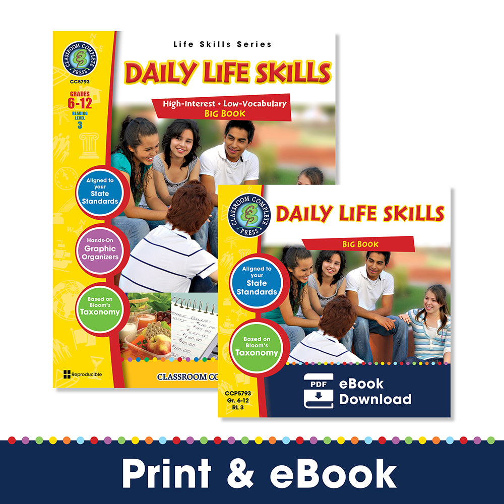 Daily Life Skills Big Book – CLASSROOM COMPLETE PRESS