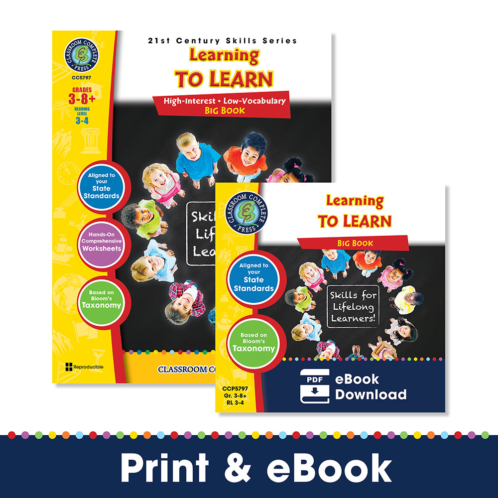21st Century Skills - Learning to Learn Big Book – CLASSROOM COMPLETE PRESS