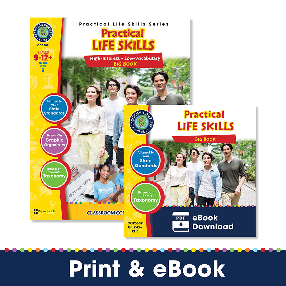 Practical Life Skills Big Book – CLASSROOM COMPLETE PRESS