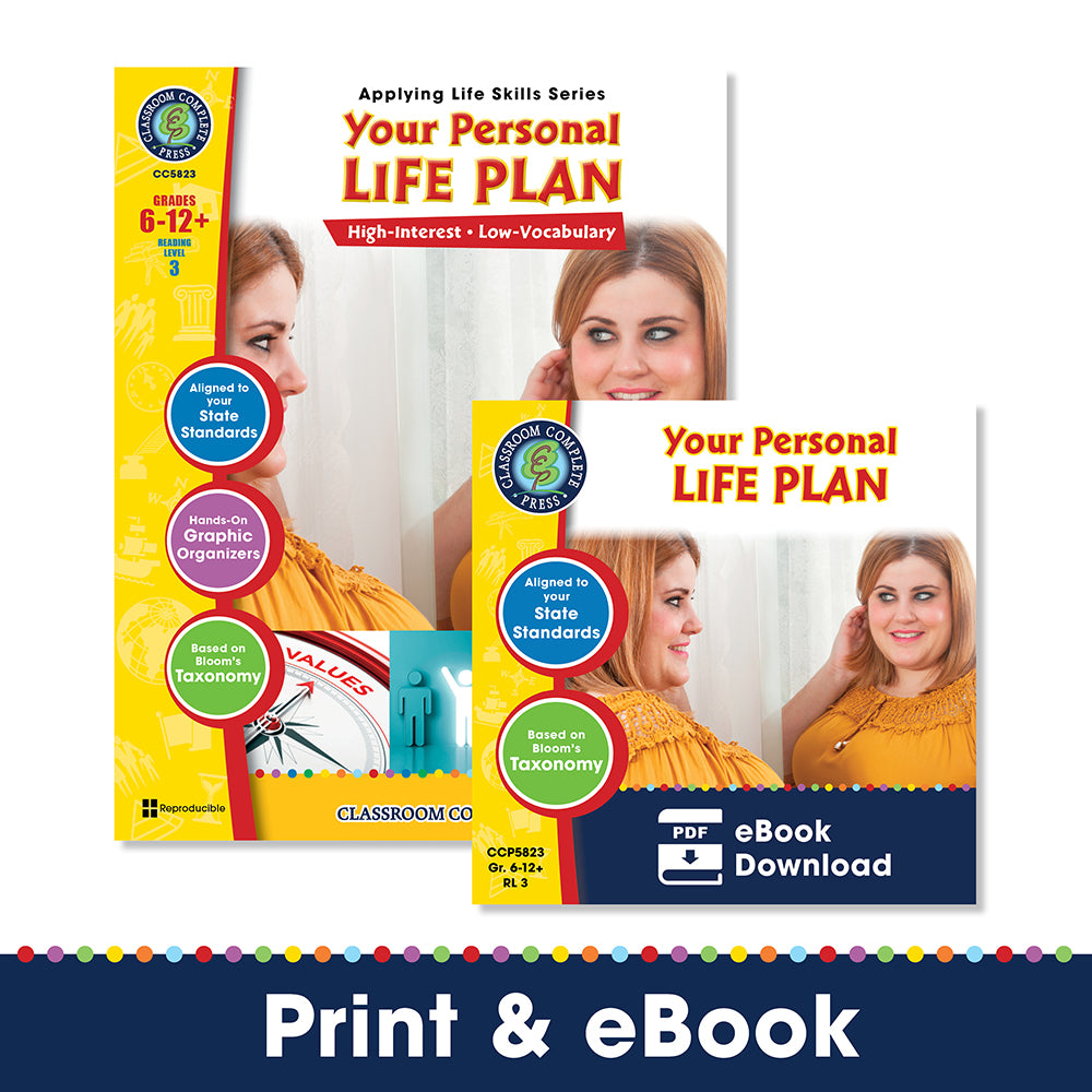 Applying Life Skills - Your Personal Life Plan – CLASSROOM COMPLETE PRESS