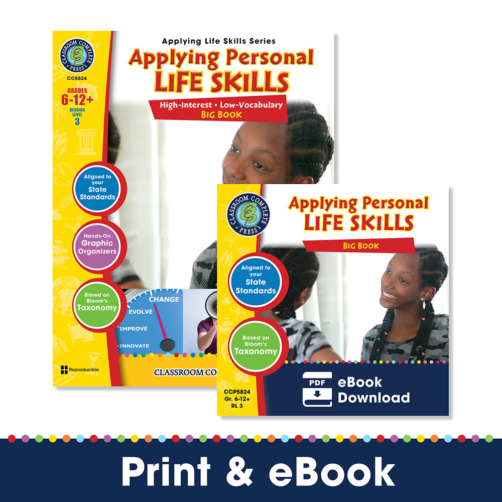 Applying Personal Life Skills Big Book – CLASSROOM COMPLETE PRESS