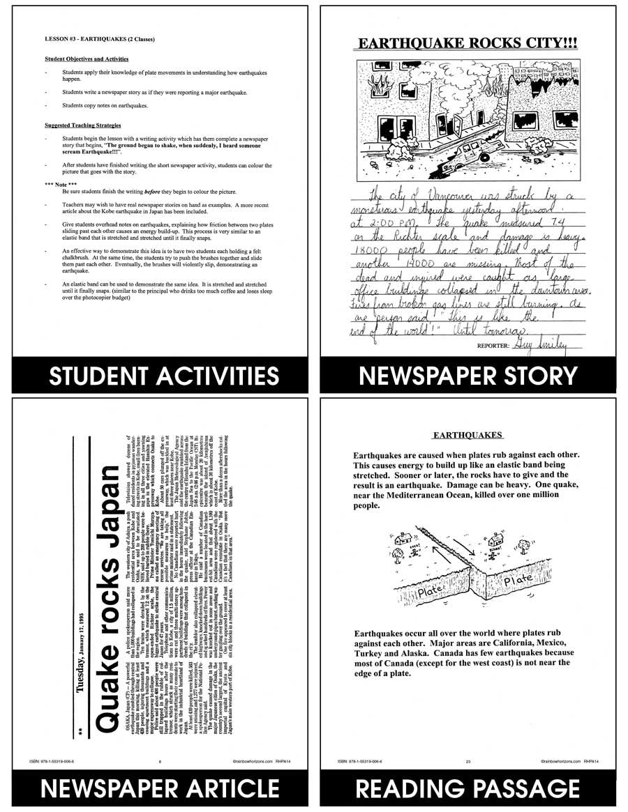 Minerals, Rocks, Volcanoes & Earthquakes - CHAPTER SLICE – CLASSROOM ...
