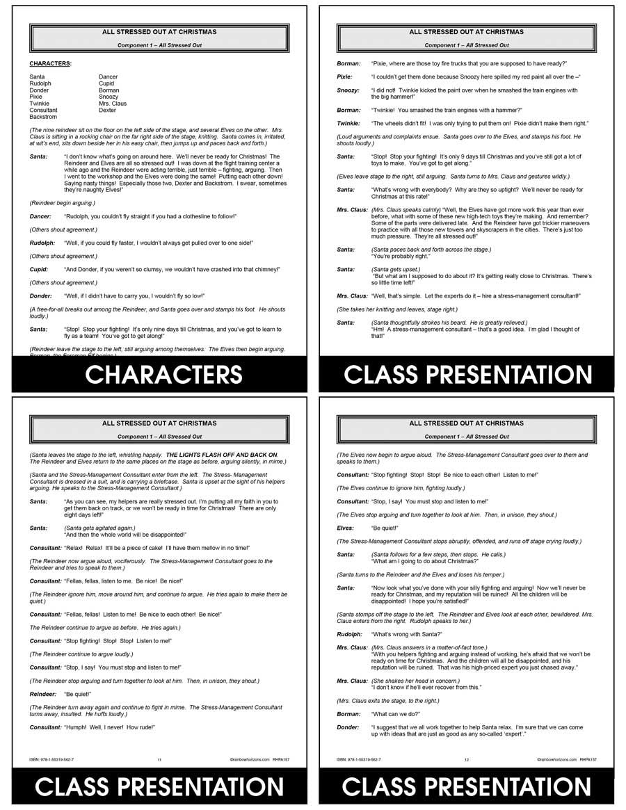 All Stressed Out at Christmas - CHAPTER SLICE – CLASSROOM COMPLETE PRESS
