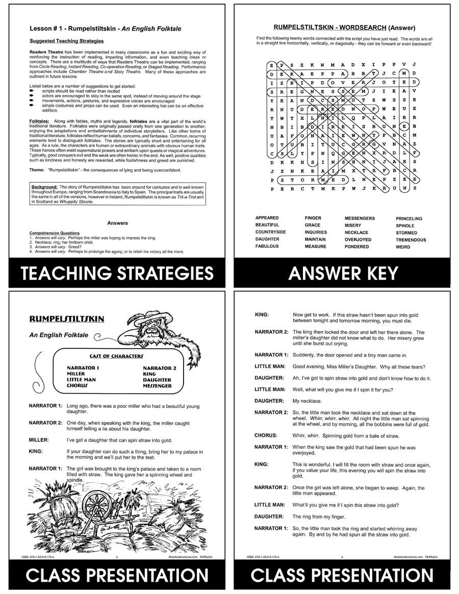 Reader's Theatre: Folktales - CHAPTER SLICE – CLASSROOM COMPLETE PRESS