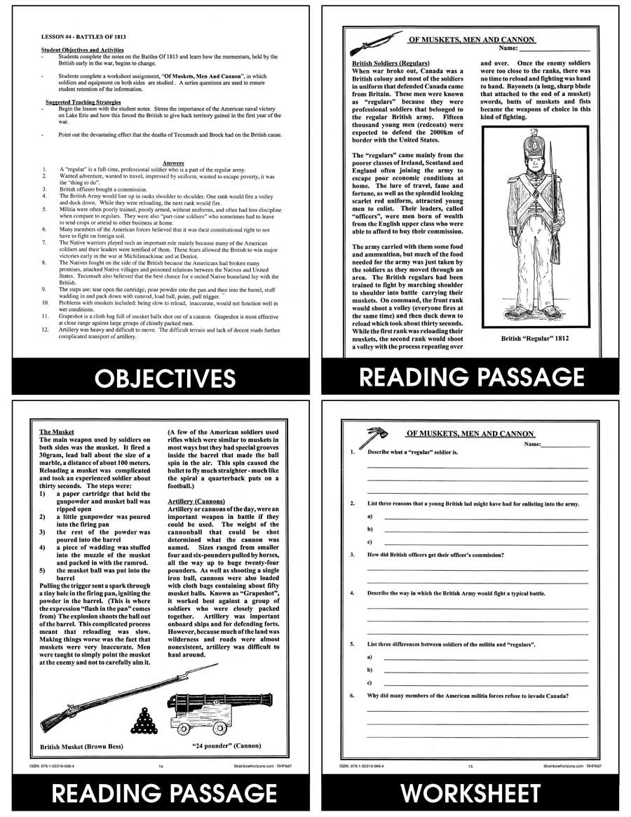 War of 1812 - CHAPTER SLICE – CLASSROOM COMPLETE PRESS